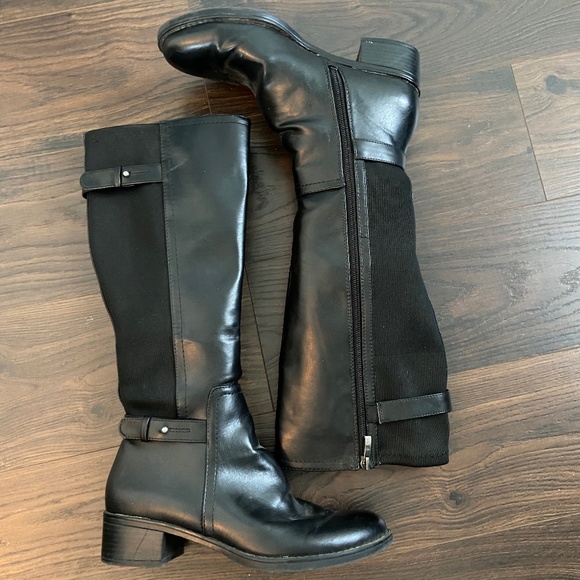 Franco Sarto | Shoes | Franco Sarto Tall Black Riding Boots | Poshmark